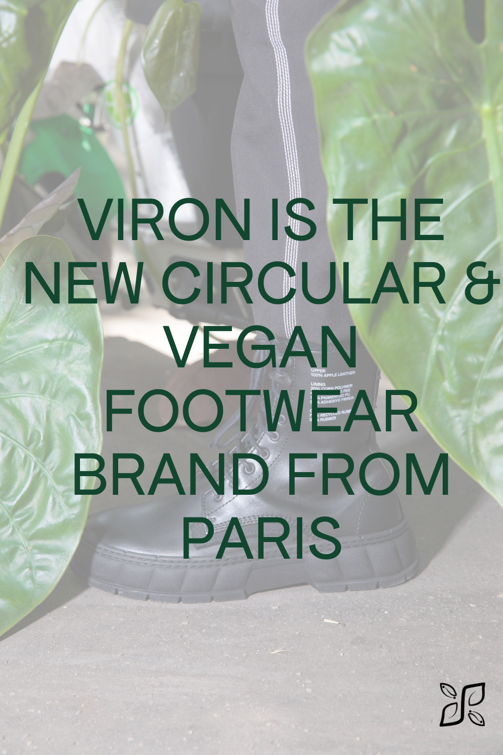 Viron vegan footwear: made from apples